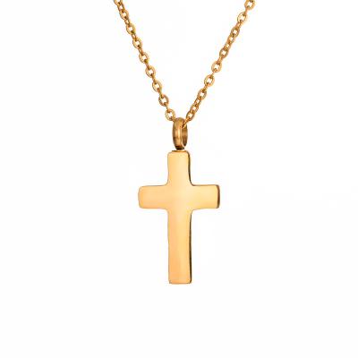 Cina Acciaio inossidabile Moda OEM/ODM Welcome Cross Pendant per capelli di animali domestici e memoriale di cenere in vendita