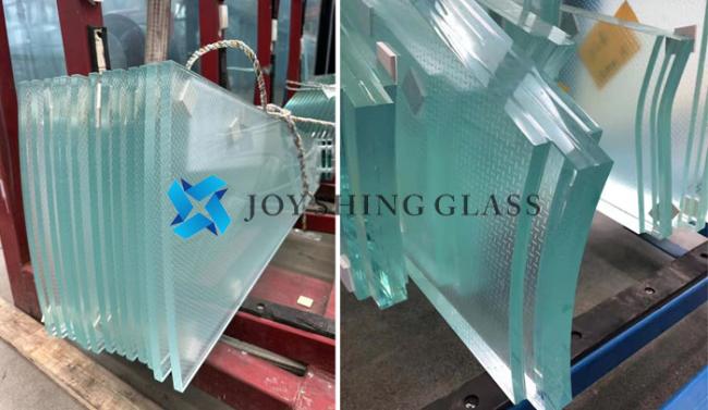 tempered anti slip glass