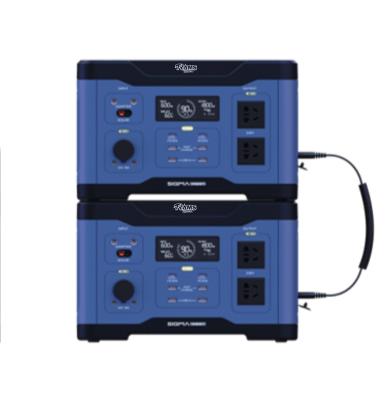 China PD65W Portable Outdoor Power Station 600W Mid With LCD Dynamic Display for sale