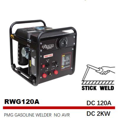 Cina 120A saldatore portatile del bastone del gas della saldatrice del motore a gas di CC 2kw pmg in vendita