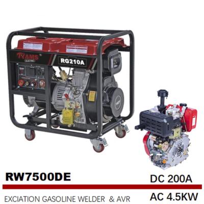 Cina Regolatore astuto 200A 188F dei saldatori motorizzati diesel portatili AVR in vendita