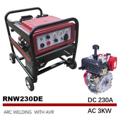 Cina 230A si arcano piccolo carro armato motorizzato diesel SMAW dei saldatori 12.5L in vendita