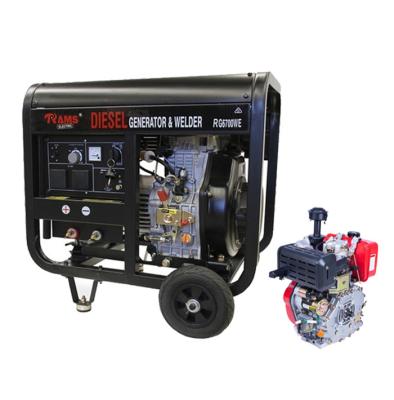 Cina saldatore Generator Single Phase 116kg del motore diesel del gruppo elettrogeno 160A in vendita