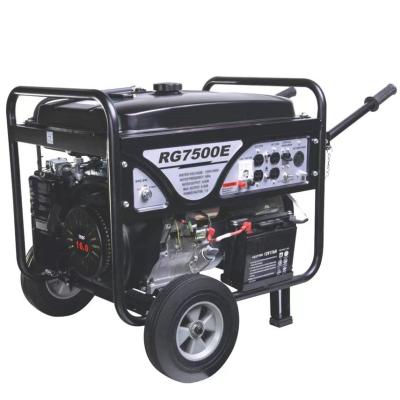 Cina inizio elettrico manuale elettrico portatile della benzina 6kw del generatore del motore 190F in vendita