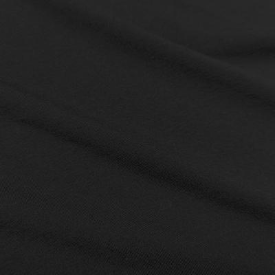 China Custom Black Organic Cotton Modal Kids Knit Single Jersey Fabric for Baby Bibs T Shirts for sale