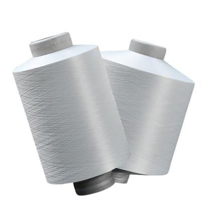 China 50 24 Poly Cationic Polyester Dyeable Spun Yarn Woven Spandex Fabric Suppliers for sale