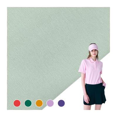 China Quick Dry Pique Knit Fabrics Special Elastic Material, Solid Polyester and Cotton Pique Fabric for Sale/ for sale