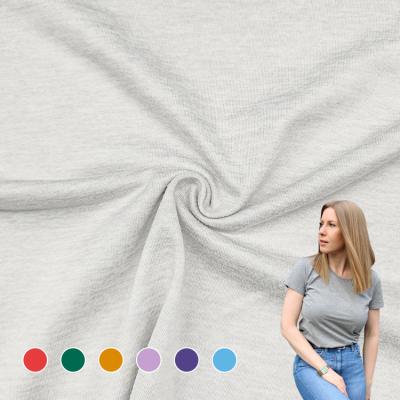 China Hot Sale Solid Shirt Fabrics 94% Polyester 6% Spandex Material Knit Single Jersey for Garment for sale