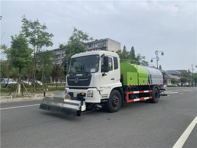 중국 10 Cbm 고압 도로 세탁 트럭 5-15km/h 청소 속도 판매용