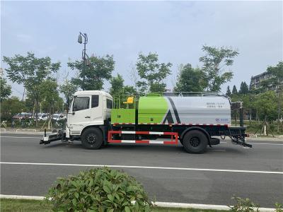 중국 10 Cbm 고압 도로 세탁 트럭 5-15km/h 청소 속도 판매용