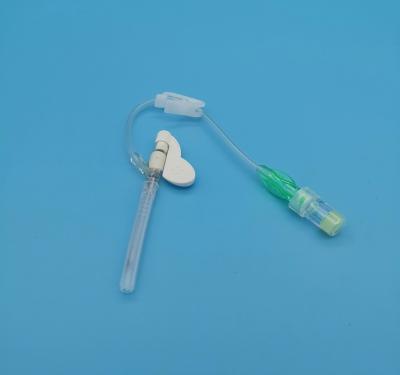 중국 18G 나비 IV형 캐뉼러 버릴 수 있는 외과적 고취 수혈을 녹색으로 만드세요 판매용