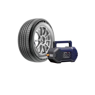 Cina 20000mAh Capacità pneumatico gonfiatore batteria auto Jump Starter con compressore d'aria portatile in vendita