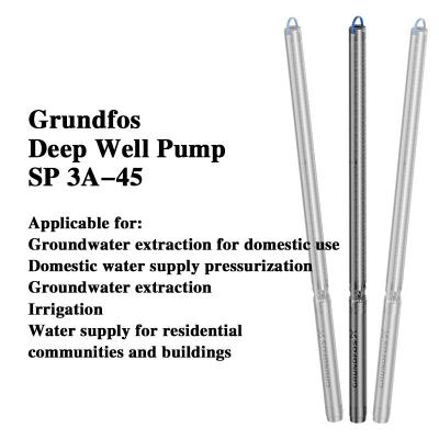 Grundfos 50 Hz Stainless Steel Electric Submersible Anti-Rast Deep Well Pump