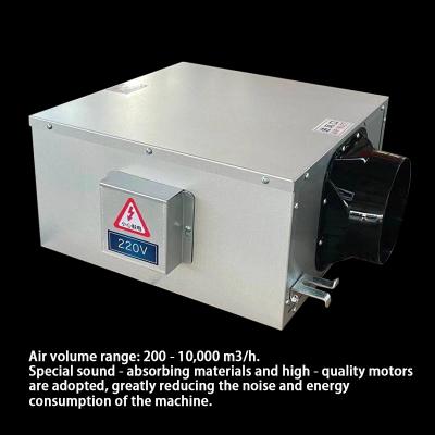 China Super Slim Erv Fresh Air System Single Flow Air Purification Ventilation Hrv Air Recuperator for sale