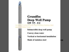 Grundfos Sp Series 4 ιντσών διαμέτρου αντλίες νερού υποβρύχιων γεωτρήσεων