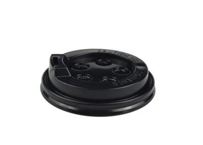 China Gewohnheit druckte kompostierbare Kaffee-Papierschalen-Deckel schwarzes 8oz - 20oz zu verkaufen