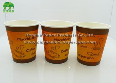 Cina L'abitudine eliminabile ha stampato le tazze di caffè di carta, tazza di carta a parete semplice del commestibile 8oz/22oz in vendita