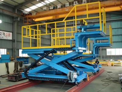 Cina velocità di sollevamento idraulica del carretto resistente di trasferimento di capacità di carico 50T regolabile in vendita