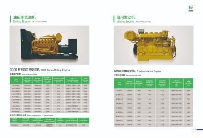 Cina Motore per imbarcazioni da 200-300 CV B6190 G6190 Jichai Jinan per e cilindro di raffreddamento raffreddato ad acqua in vendita