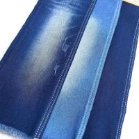 Quality Indigo Blue Satin Good Stretch Denim Fabric With Ready Stock For Legging Pants for sale