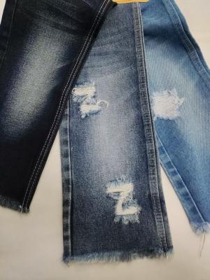 Chine Tissu denim en coton polyester très doux et épais, largeur totale 180CM JSD3218 13oz à vendre