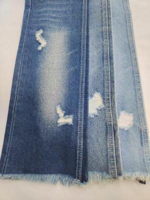 Chine Super-doux Poids lourd coton polyester INDIGO denim sombre Tissu avec 7 * 7 Construction JSD3172 12,8 oz à vendre