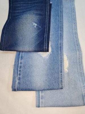 Chine Tissu denim INDIGO FONCÉ en coton polyester de poids lourd 11,4 oz avec construction 10+10*7 JSD3243 pour jeans à vendre