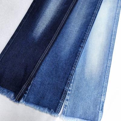 Chine Tissu denim ultra doux en coton et élasthanne de 11 oz, largeur 66/71 pouces, infroissable, pour vêtements - Jeans simplifiés à vendre