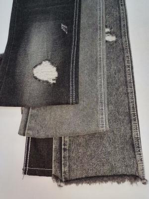 중국 62%Cotton Non Elastic Denim Fabric BLACK/WHITE with 10x7 Construction JSD3022B 소년 청바지 판매용
