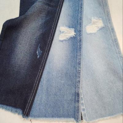 Chine Tissu denim coton polyester   Style SERGÉ non élastique 75% COTON JSD3306  pour vêtements de mode à vendre