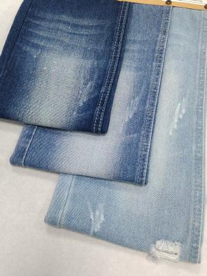 Chine Tissu en coton polyester denim non étiré DARK INDIGO JSD3226 pour les jeans d'été style de vêtements TWILL à vendre