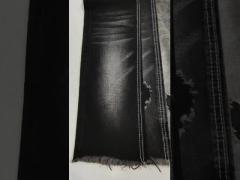 11.3oz 슈퍼 소프트 헤비 웨이트 코튼 폴리에스터 BLACK/BLACK 데님 원단 JSD3250A (패션 청바지용)