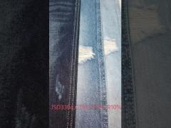 Tissu denim coton polyester   Style SERGÉ non élastique 75% COTON JSD3306  pour vêtements de mode
