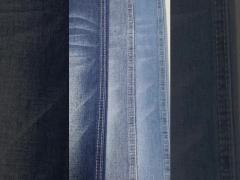 Tissu denim coton polyester avec construction 10*10 JSD3329 non élastique pour jeans femme ou pantalon boyfriend