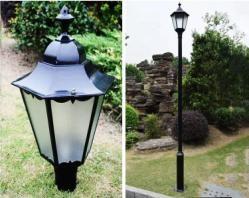 Cina Solare del cortile principale accende 750mmx550mm Aluminum+PC IP65 E27 sostituibili in vendita