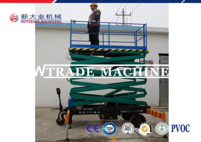 China Altura de levantamento de levantamento hidráulica portátil do poder 7.5m da plataforma 1.1kw da operação fácil à venda