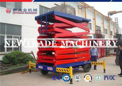 China plataforma de levantamento elétrica móvel de Hydrualic da capacidade da altura 1000kg de 15M com ISO à venda