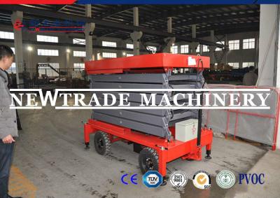 China plataforma de levantamento hidráulica das rodas 10m 4/equipamento de levantamento hidráulico à venda