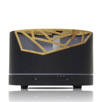 Cina Colori di legno scuri del grano 12W 14 dell'umidificatore ultrasonico dell'aria della lampada del diffusore LED dell'aroma della stazione termale 300ml in vendita