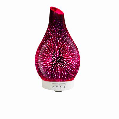 Cina Il diffusore di vetro il LED Mutiple leggero ambientale dell'olio essenziale dell'aroma 3d colora 120 ml in vendita