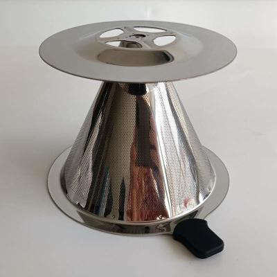 中国 食品等級115mm 125mmのコーヒーのフィルター スクリーンはステンレス鋼のコーヒーDripperを一致させる 販売のため