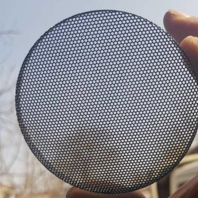 中国 0.1-10mm 1/6 Stainless Steel Speaker Grill Cover Etched Perforated Metal Grille For Radio Parts 販売のため