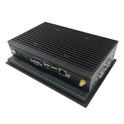China 7-Zoll-Kapazität-Touchscreen 1000 Nits eingebettet All-in-One-Panel PC Core I3-10110U Windows 11 Fanless Design zu verkaufen