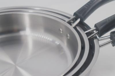 Κίνα Τηγάνι Saute ανοξείδωτου Customk, ανοξείδωτο Skillet σχεδίου Fashional προς πώληση