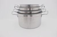 중국 캐서롤 세트 실버 9.5cm 스테인리스 냄비 판매용