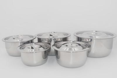 Chine équipement de camping du voyage 8pcs faisant cuire le pot courant d'acier inoxydable d'ensembles à vendre
