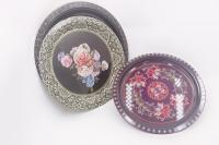 China 30cm Restaurant Events Flower Bone Plate For Party Decorative for sale