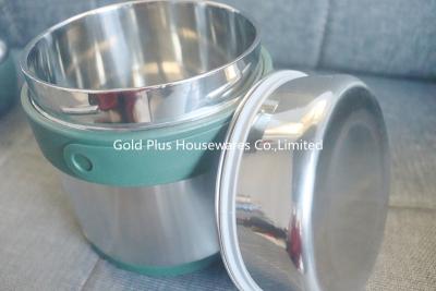 Chine pot de soupe isolé par vide à vert de gamelle d'acier inoxydable de preuve de fuite de la vaisselle 1500ml à vendre
