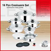 China Pote de cocinar de acero inoxidable del artículos de cocina 30pcs fijado con la manija larga en venta