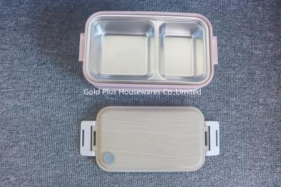 Airtight Plastic Single Wall Stainless Steel Bento Box Bpa Free